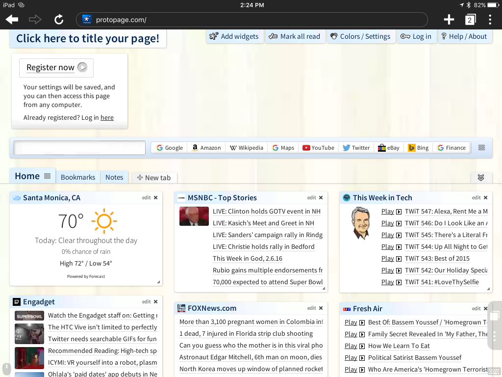 Protopage as your start page – Eduk8me