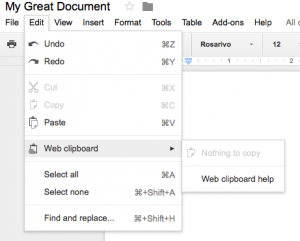 Multiple clipboard items in Google Docs with the built-in Web Clipboard – Eduk8me
