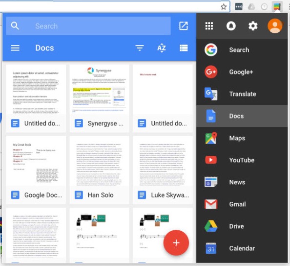 Black Menu extension for Chrome offers customized quick access to ...
