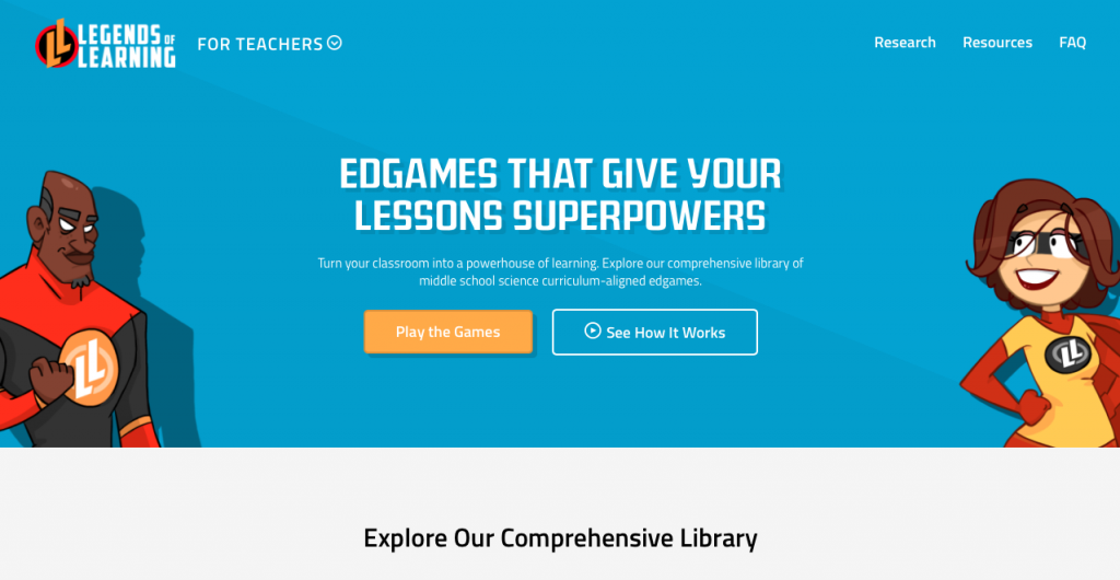 Legends of Learning brings high quality, standards aligned gaming to ...