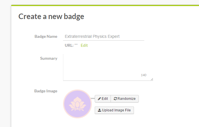 Badge List is a service that lets you create and award badges. – Eduk8me