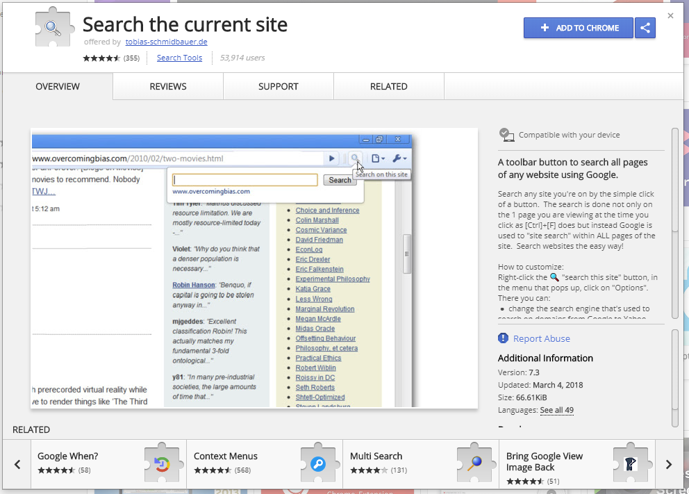Search the current site using Google with the Search The Current Site ...