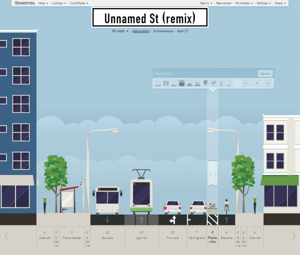 Design a street with Streetmix – Eduk8me