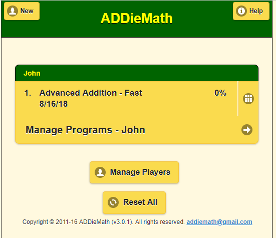 Practice math in grades 1-5 with ADDieMath – Eduk8me