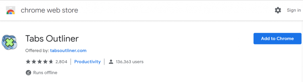 Managing Chrome tabs with the Tabs Outliner extension – Eduk8me