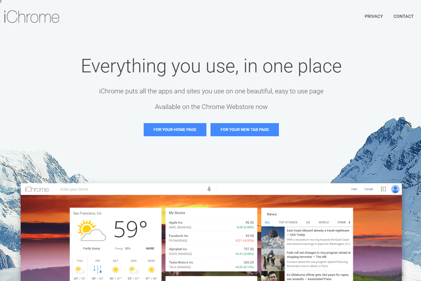 Create your own Chrome homepage with iChrome – Eduk8me