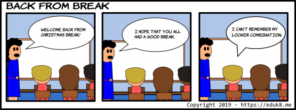 {Comic} Back from Break – Eduk8me