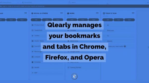 Qlearly manages your bookmarks and tabs in Chrome, Firefox, and Opera – Eduk8me
