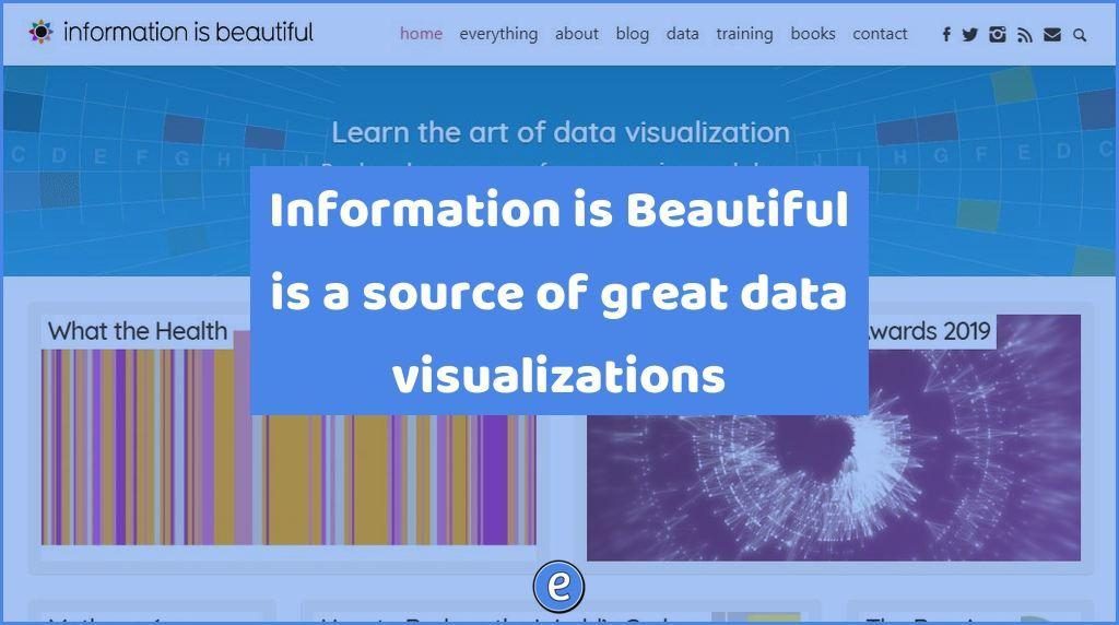 Information is Beautiful is a source of great data visualizations – Eduk8me