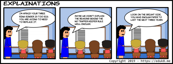 {Comic} Explainations – #Eduk8me