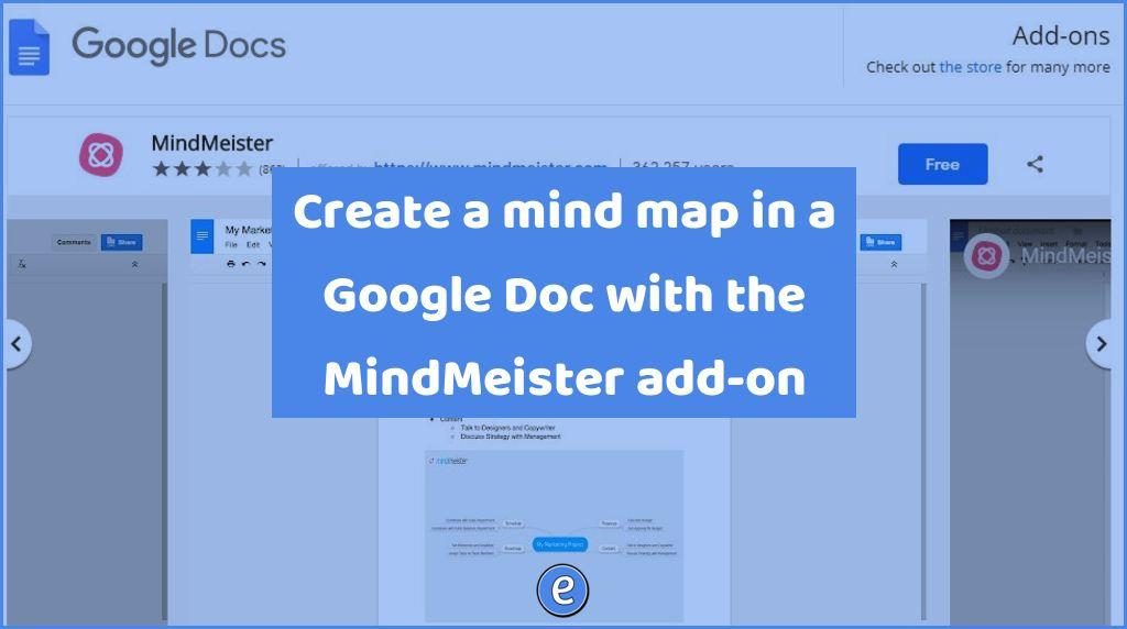Create a mind map in a Google Doc with the MindMeister add-on – Eduk8me
