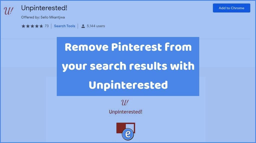 Remove Pinterest from your search results with Unpinterested – Eduk8me