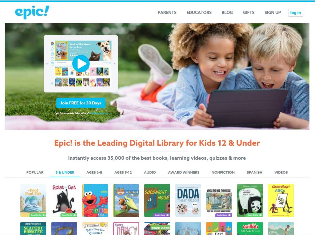 Epic offers free ebooks and reading activities for teachers – Eduk8me