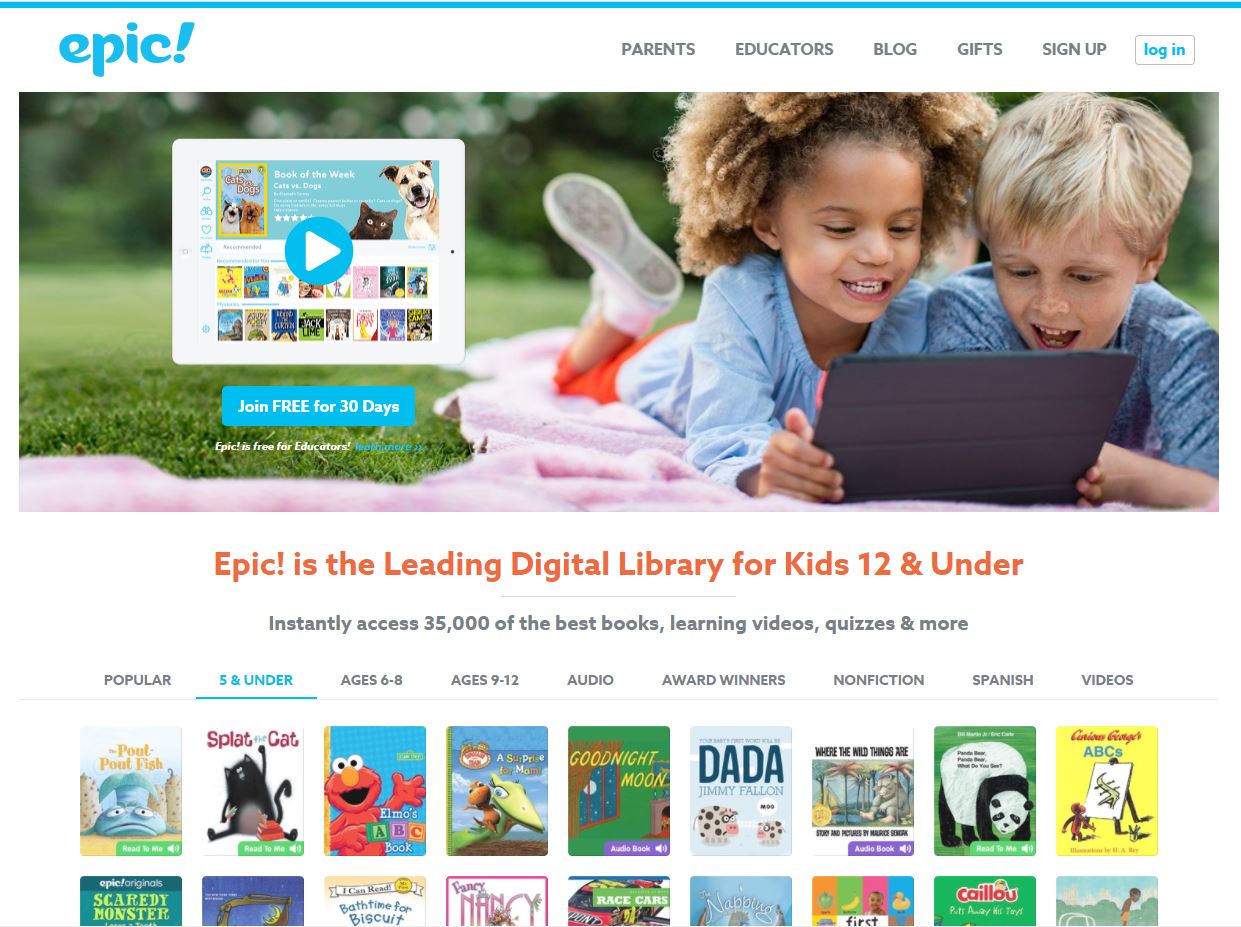 Epic offers free ebooks and reading activities for teachers – Eduk8me