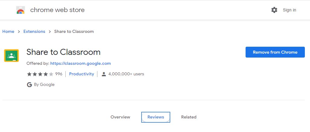 Using the Share to Classroom extension in Google Chrome – Eduk8me