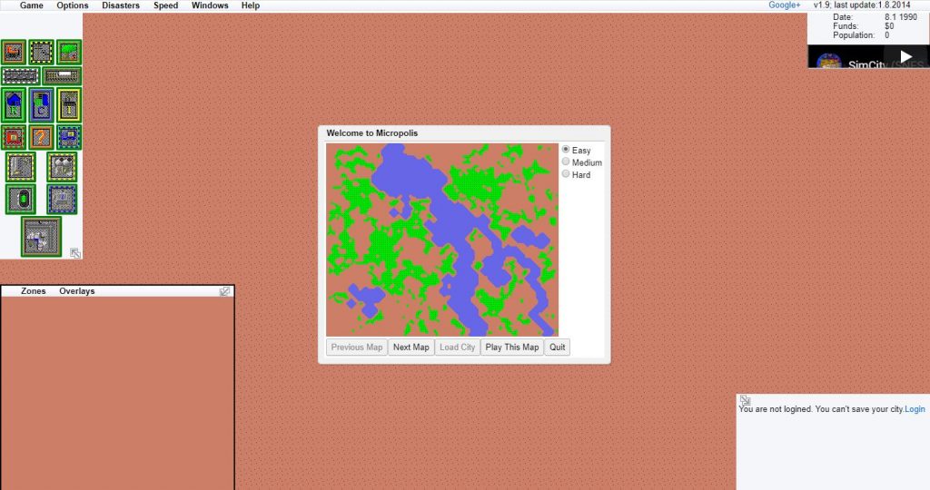 Try managing a city in Micropolis Online – Eduk8me