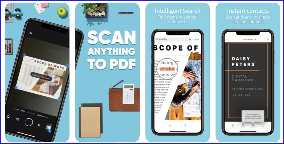 Adobe Scan lets you scan documents with your smartphone or iPad – #Eduk8me
