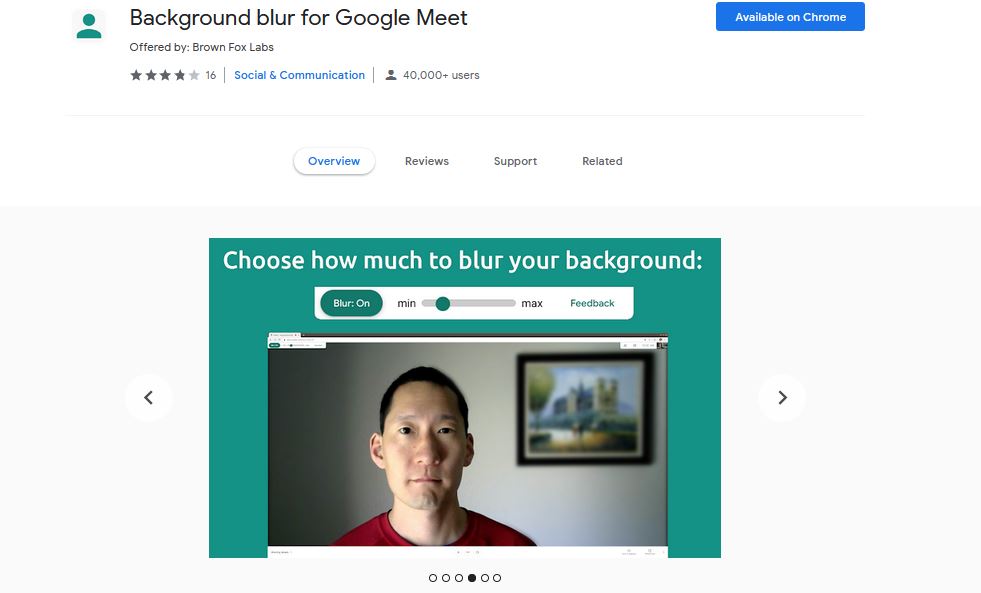 Blur your background in Google Meet – Eduk8me