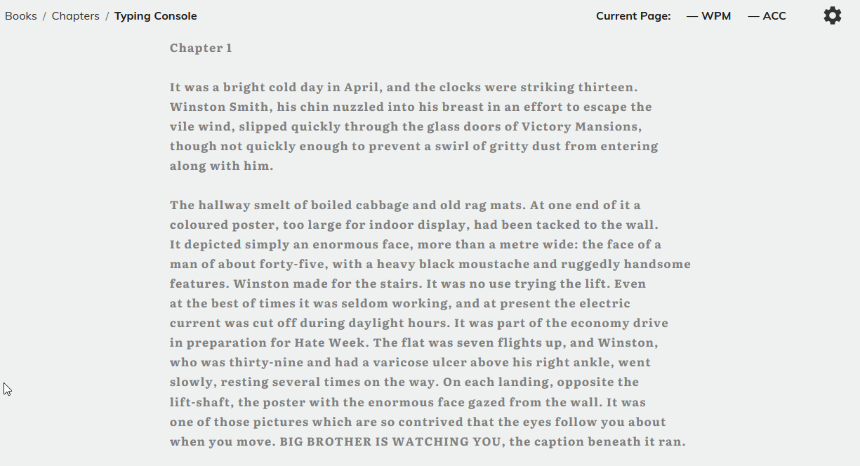 A new way to practice typing and read classic literature – Eduk8me