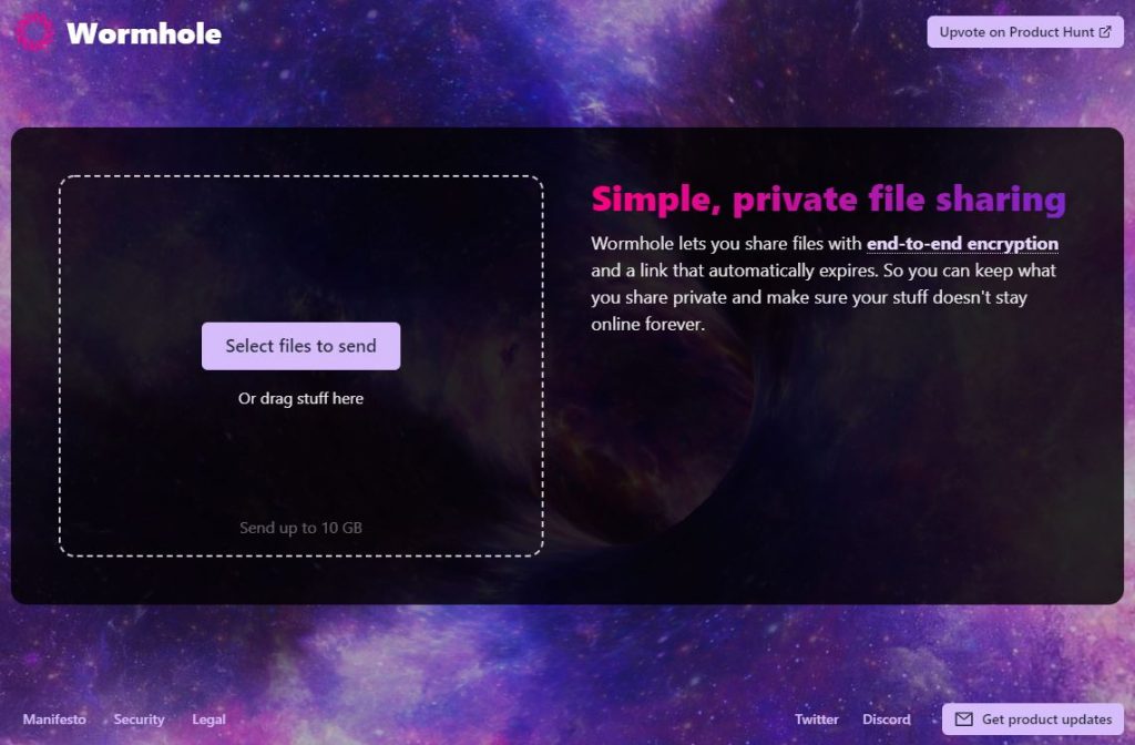Wormhole let’s you share encrypted files of up to 10GB for free – Eduk8me