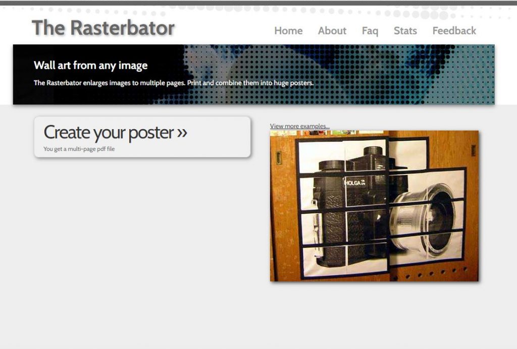 Create a large poster on any printer – Eduk8me