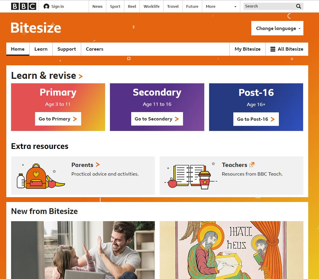 Lesson ideas and resources from BBC Bitesize – Eduk8me
