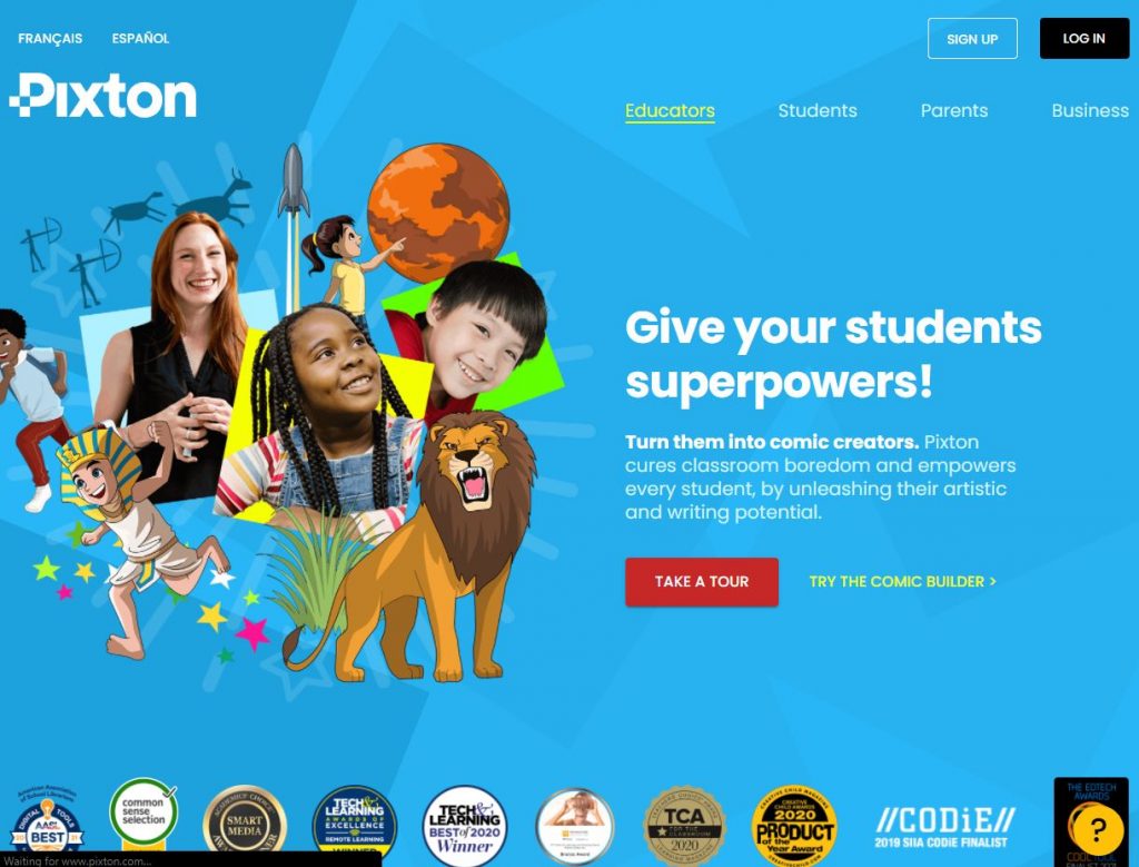 Create comics and characters with Pixton – Eduk8me