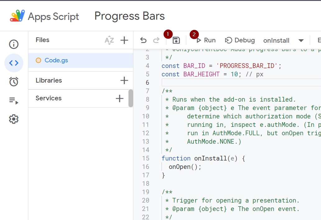 Adding a progress bar to your Google Slides – Eduk8me